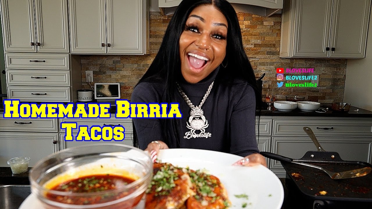 Making homemade birria tacos from scratch