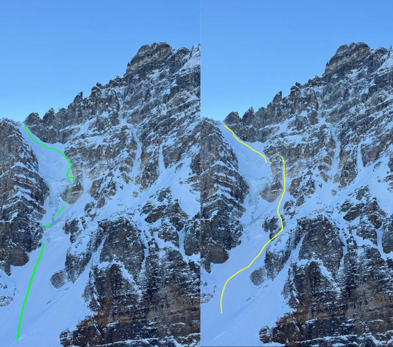 The first ski descent of Canada's Deltaform Mountain