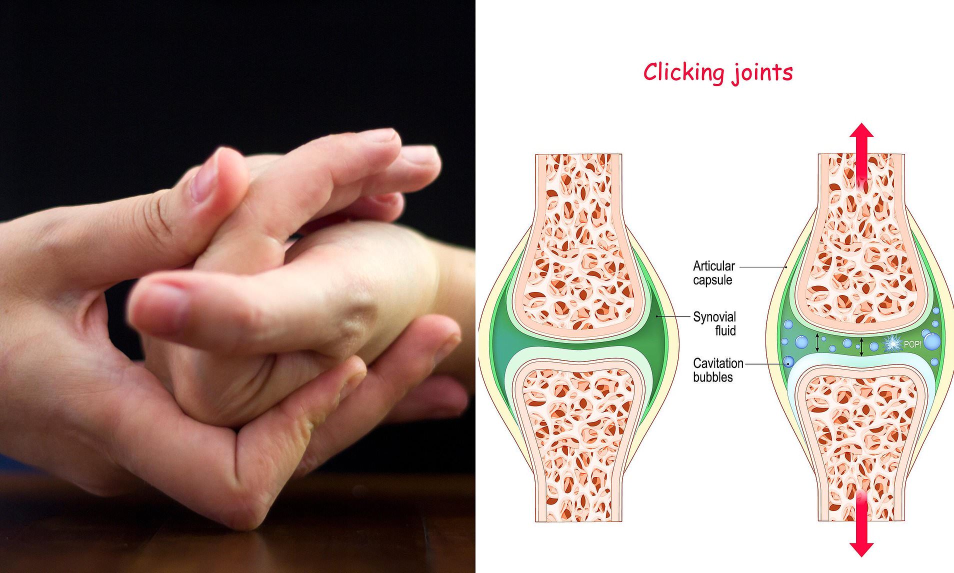 Expert reveals why our joints crack, pop and crunch and exposes ...