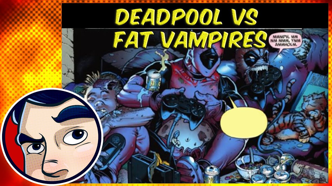 Deadpool fights vampires who make you fat in epic tale