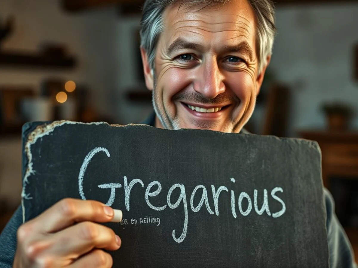 Word of the day - gregarious