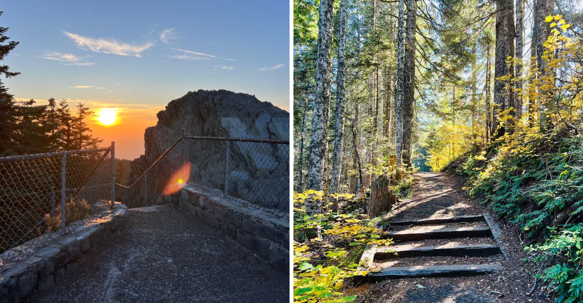This Oregon mountain overlook serves views straight out of a dream