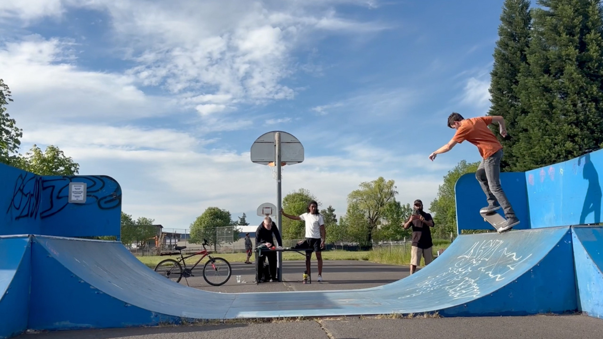 Most skateboard blunt to 50-50s in one minute 22 by Adam Parcell