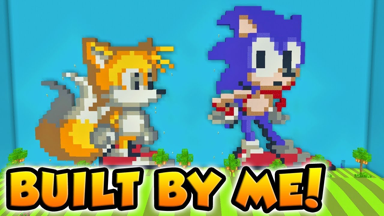 Sonic Mania map recreated inside Minecraft hide and seek