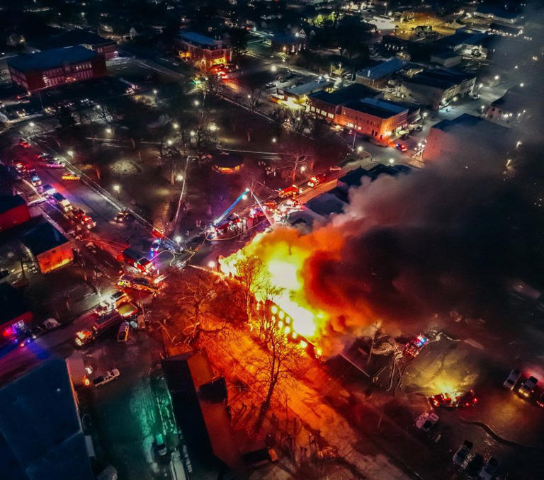 ‘Largest’ fire in 20 years destroys buildings in downtown Cameron, Missouri