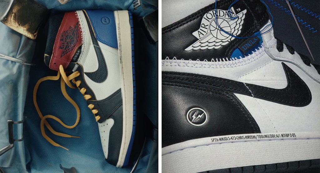 Two of Union and Fragment's three Air Jordan 1s have been confirmed for ...