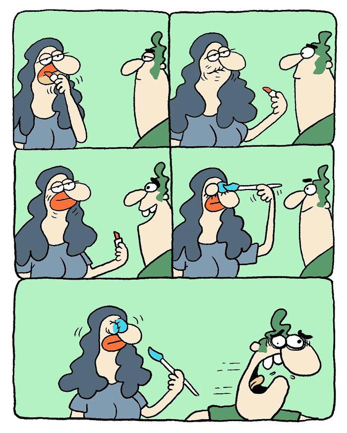32 comics that start out innocent, and then surprise with unexpected twists
