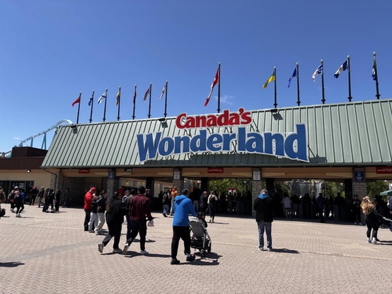 Canada's Wonderland ride stalls during Saturday's wet, windy weather
