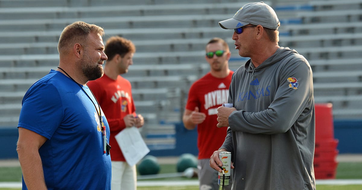 Andy Kotelnicki, Lance Leipold detail reunion at Kansas