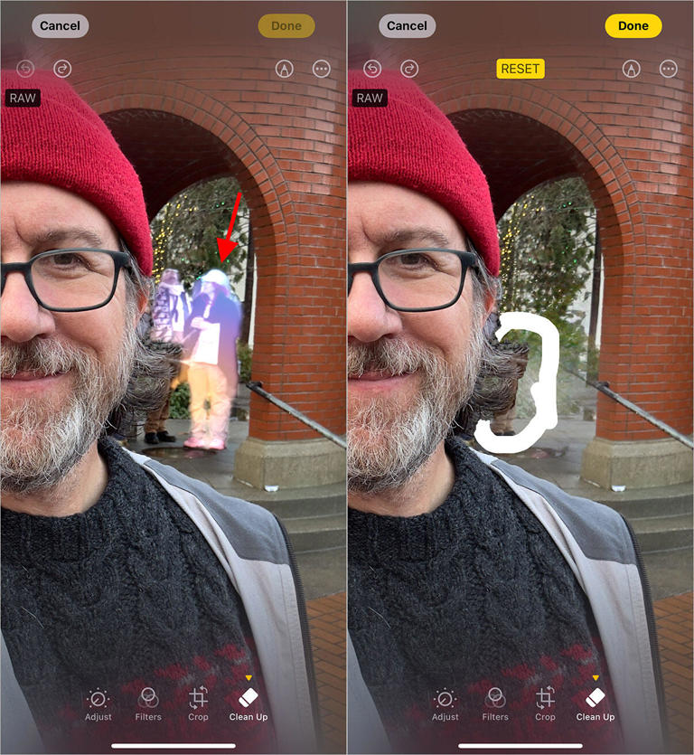 Apple's clean up tool can fix distractions in your photos