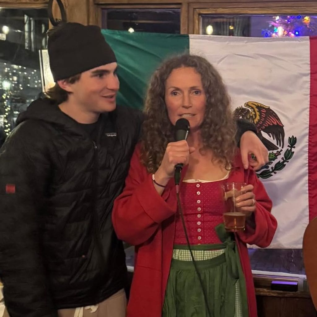 Madre e hijo hacen historia en los Juegos Olímpicos de Invierno ...