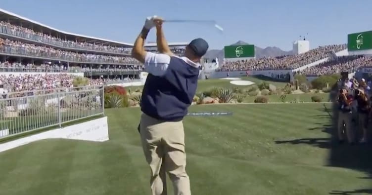 Travis Kelce goes viral for shot at 16th hole of Waste Management ...