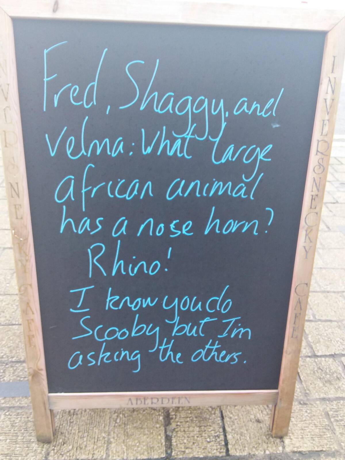 Punny chalkboard signs that made us laugh and groan
