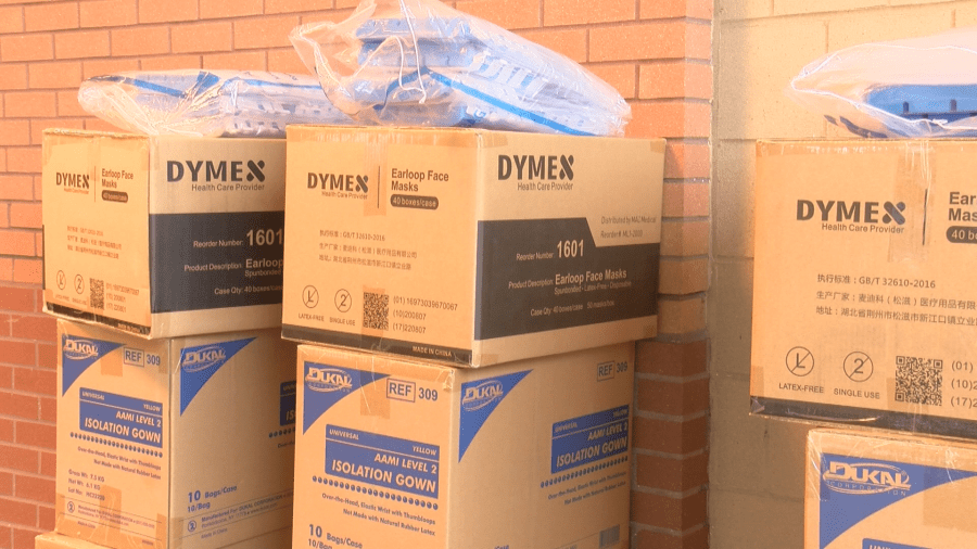 Crawford County Department of Public Safety giving out old PPE gear