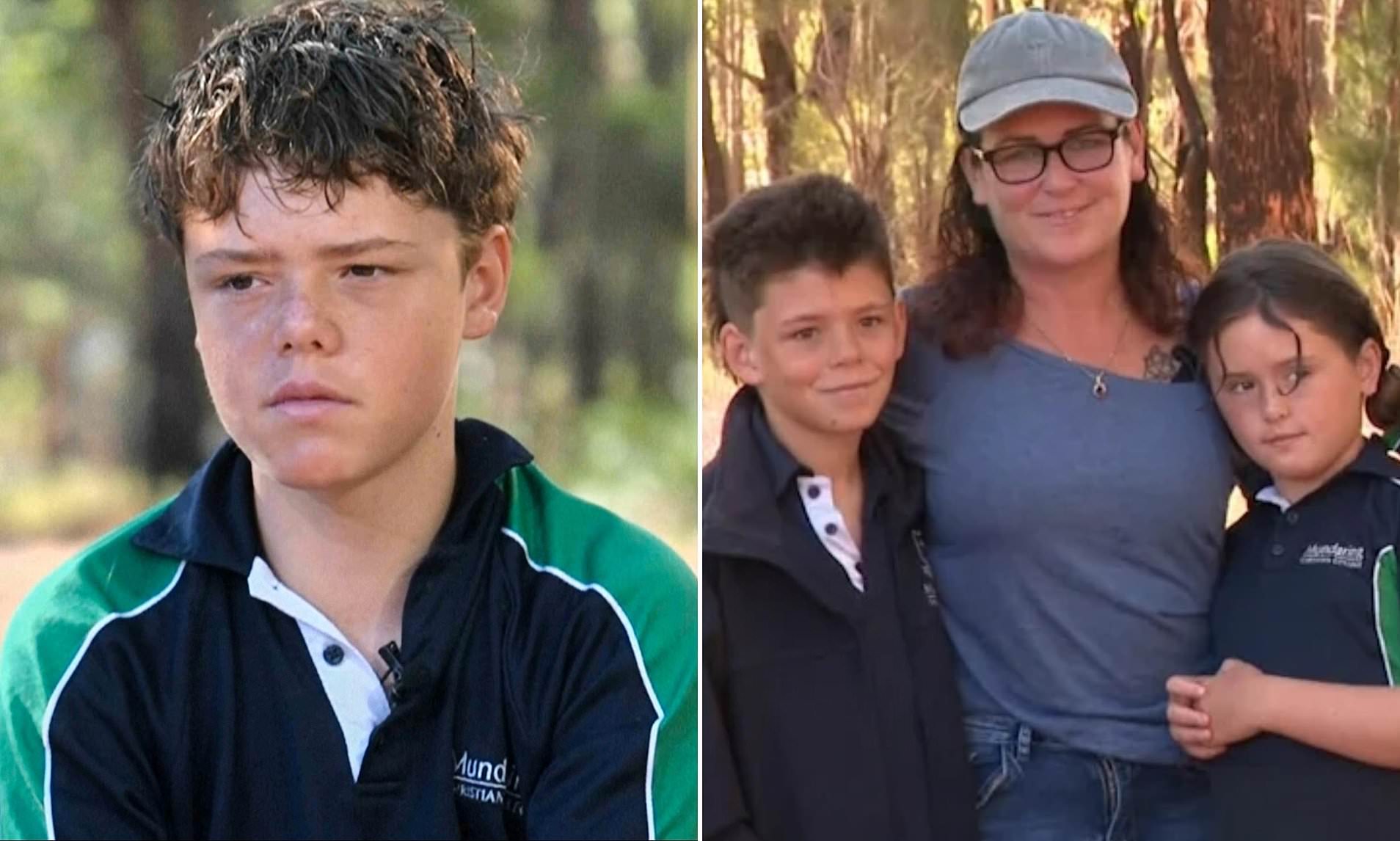 Teen who swam 4km in rough seas to save his stranded family failed a ...