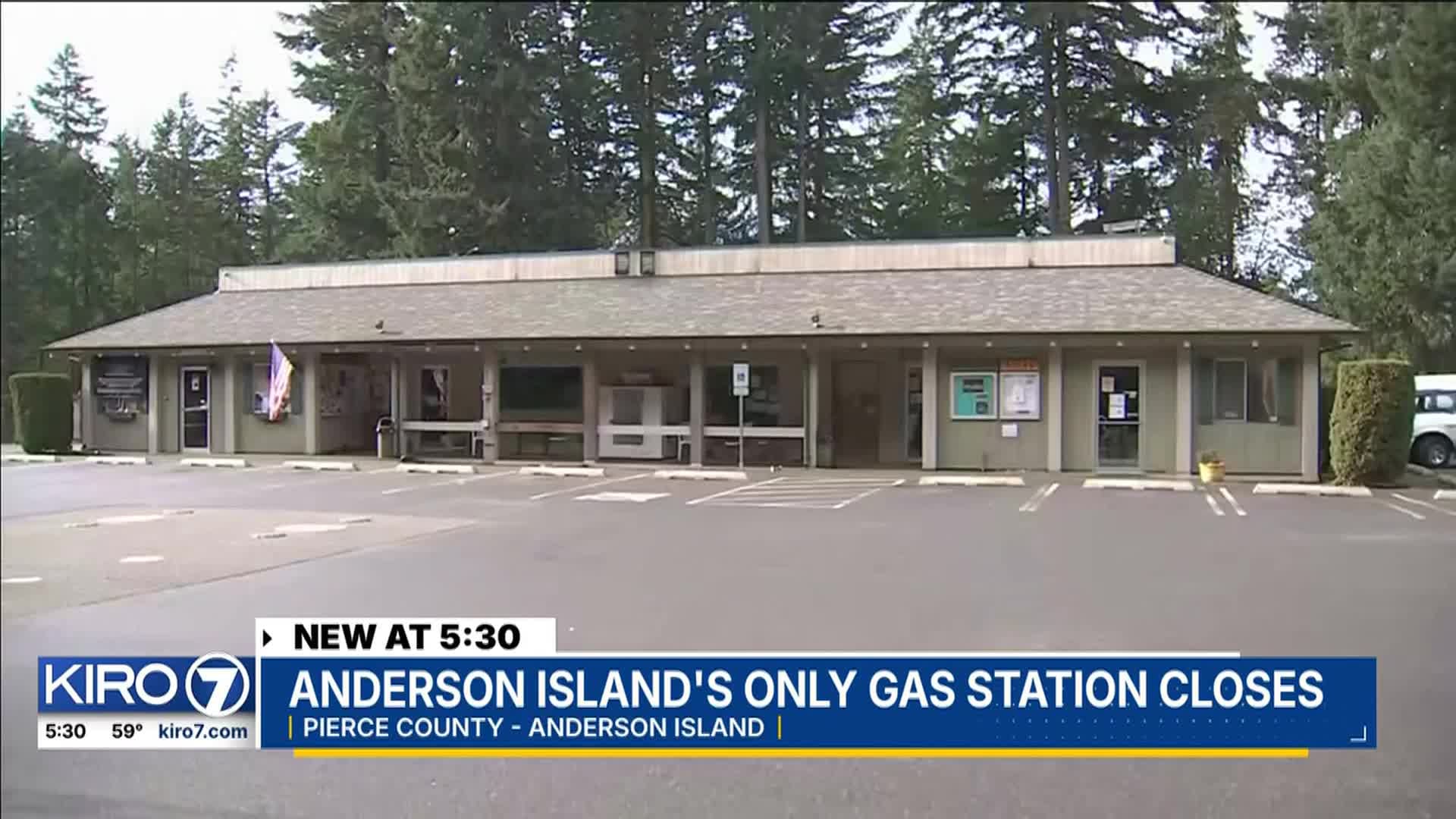 Anderson Island’s only grocery store and gas station closes down