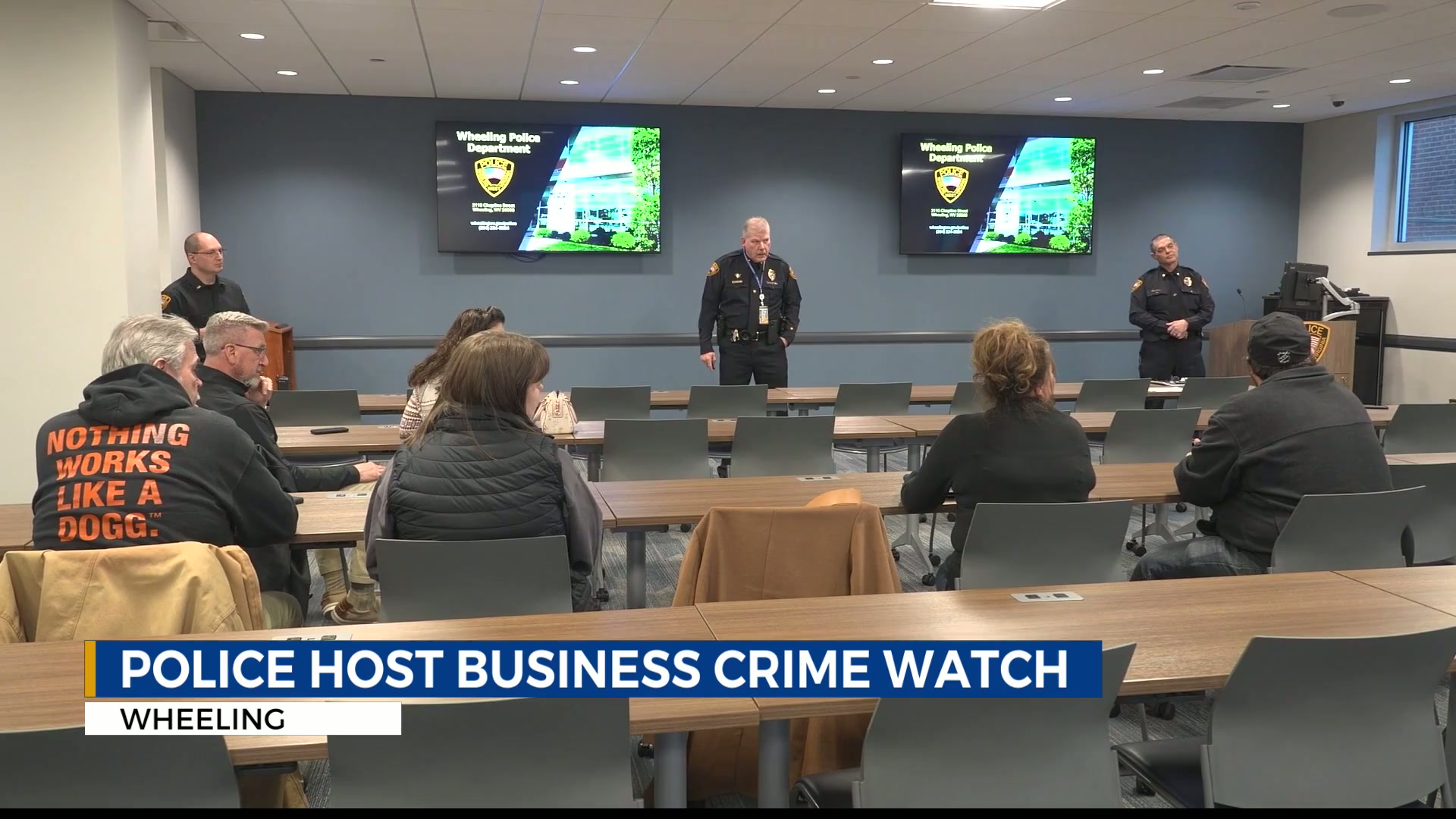 Wheeling police host Business Crime Watch