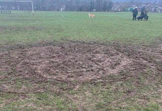 Larkfield Football Club’s hefty bill after pitch at New Hythe Lane ...