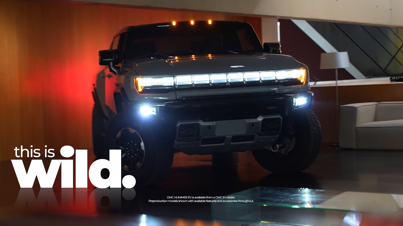 How GMC filmed a Hummer EV commercial inside a building