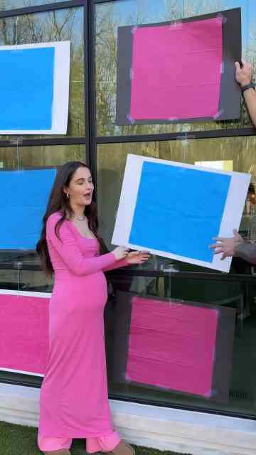 Tic-tac-toe baby gender reveal that’s fun and meaningful