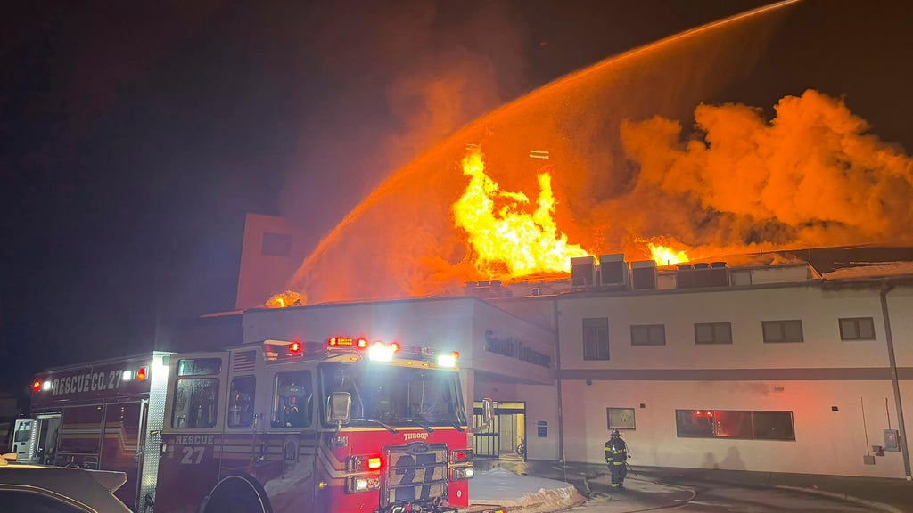 Fire at Lehigh Valley Hospital in Dickson City, Pennsylvania, prompts ...