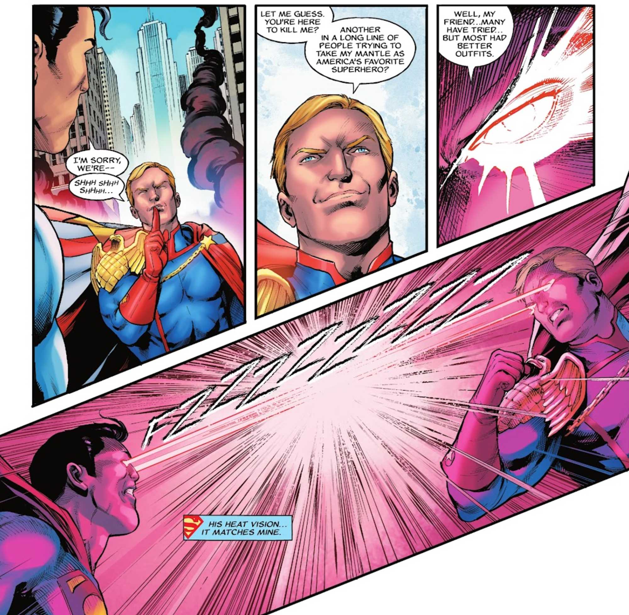 Homelander's first words to Superman revealed, and they're the perfect ...