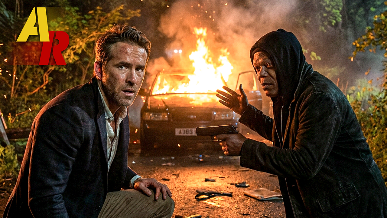 Ryan Reynolds and Samuel L Jackson: Cracking jokes and killing bad guys