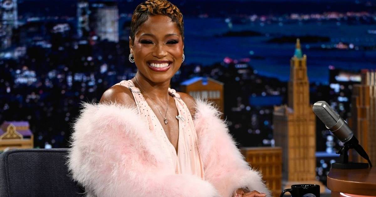 Keke Palmer's Dior minidress is too bold for Jimmy Fallon show