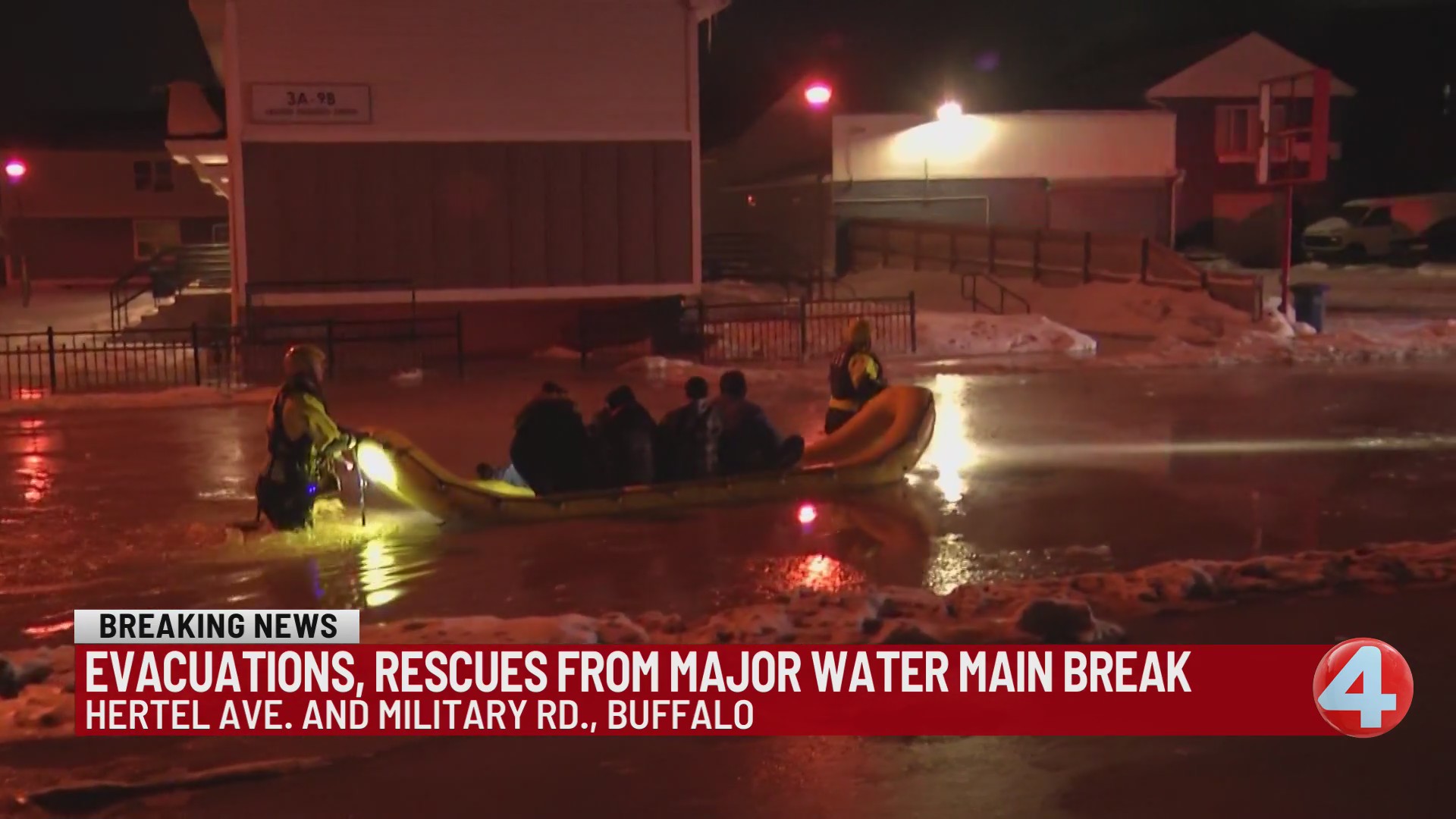 Evacuations, rescues from major water main break