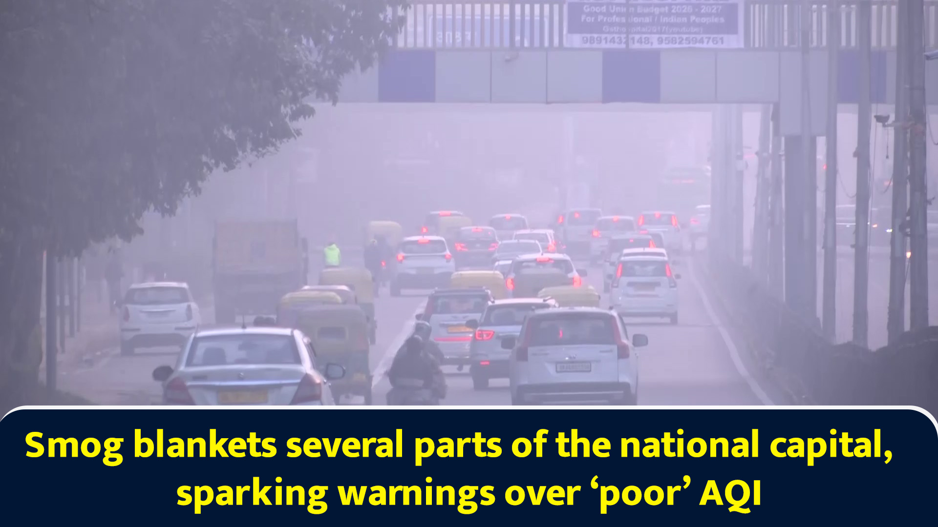 Smog blankets several parts of the national capital, sparking warnings ...