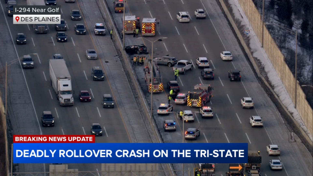 Man killed in rollover crash on I-294 near Des Plaines identified by ...