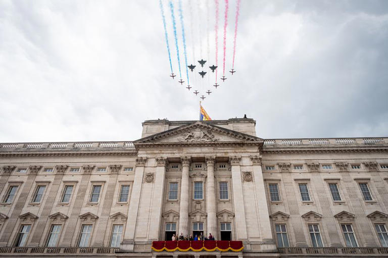 Red Arrows to fly with two fewer planes in move to 'future aircraft type'