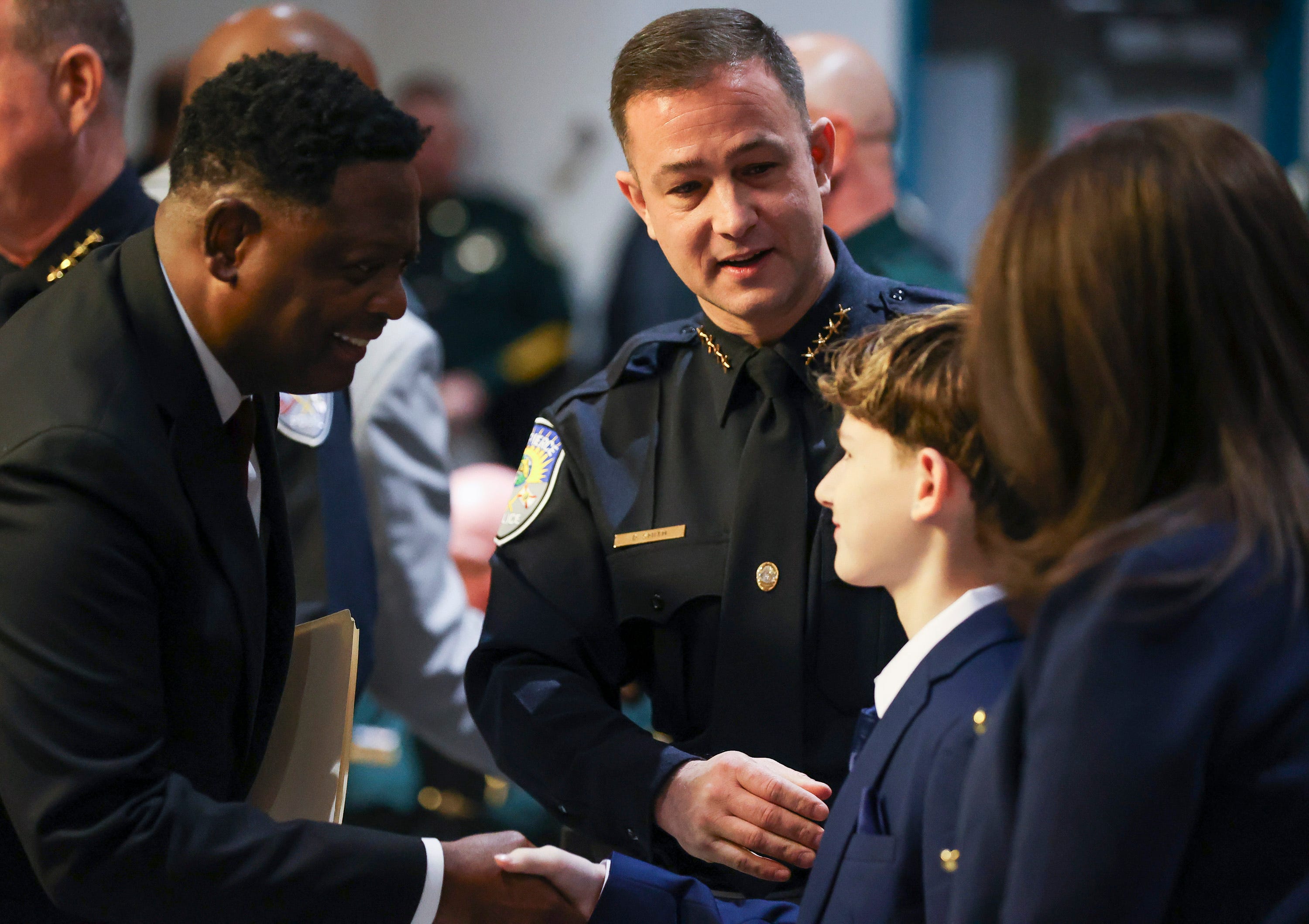 Fort Pierce, Florida, police chief David Smith welcomed to city