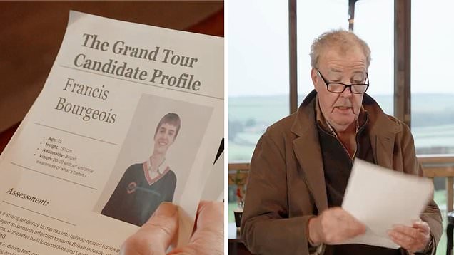 Jeremy Clarkson reviews CVs of all new Grand Tour cast, with a few ...