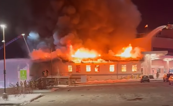 Watch: Flames engulf orthopedic building at Lehigh Valley Hospital ...