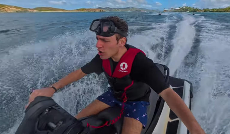 Content creator issues apology after filming trip to Epstein Island