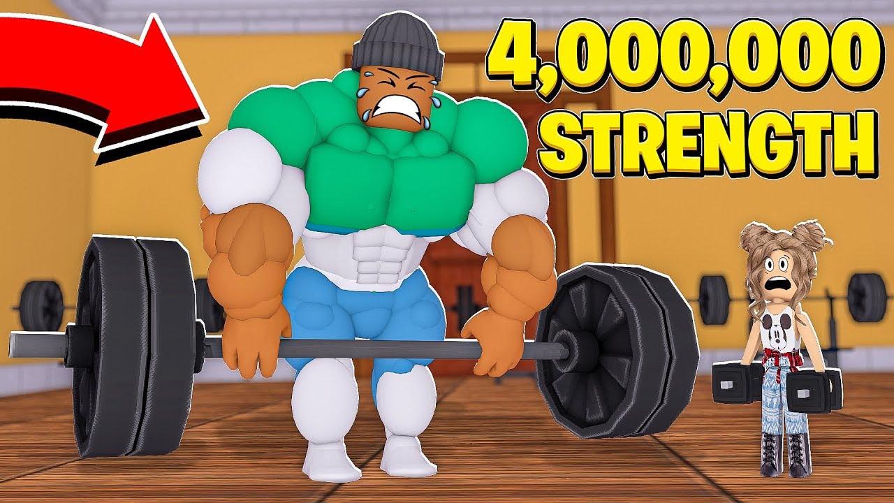 Becoming the strongest weight lifter in Roblox