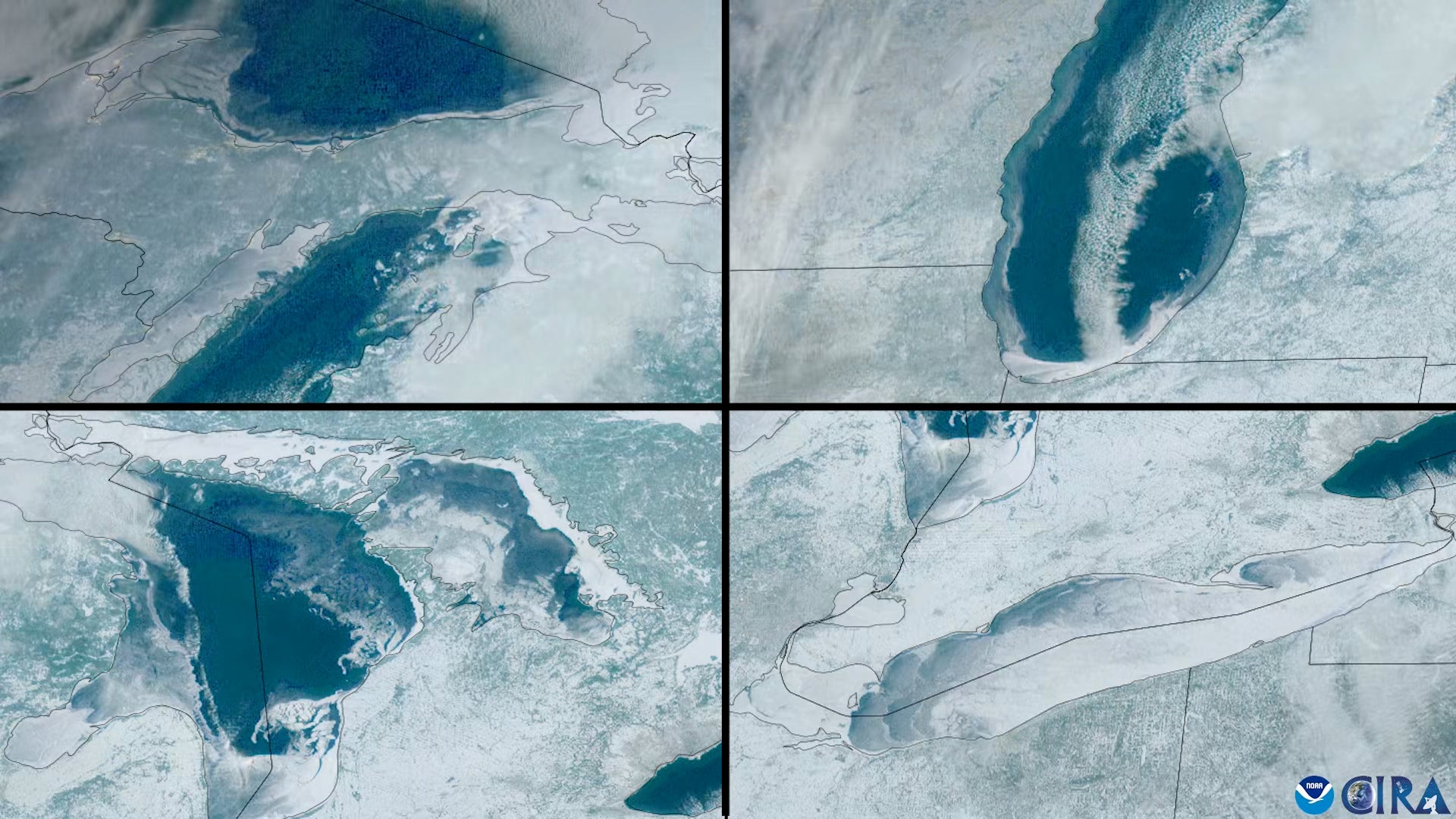 Great Lakes deep freeze