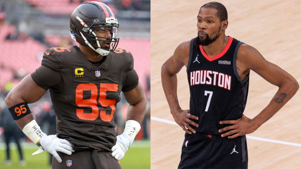 NFL fans react after Kevin Durant makes surprising claim over Myles ...