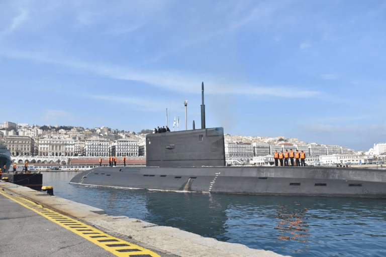 African countries with the largest fleet of submarines at the start of 2026