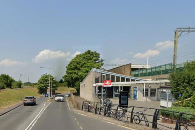 Road near south Essex train station blocked after crash