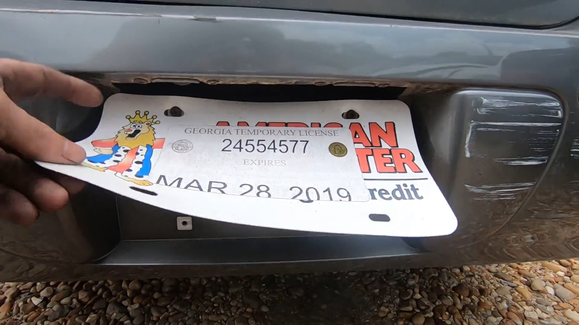 He tried to claim his fake tag was real – the argument exploded