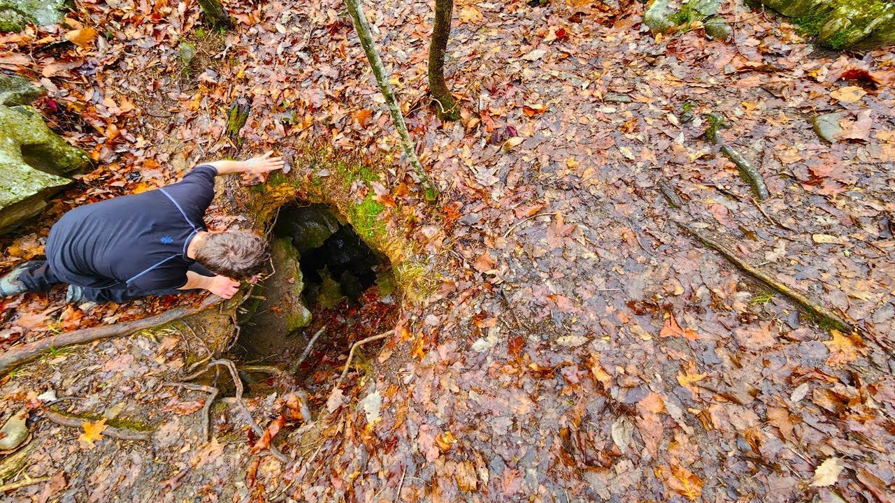 A 220 foot hole appeared in the woods and nobody knows why