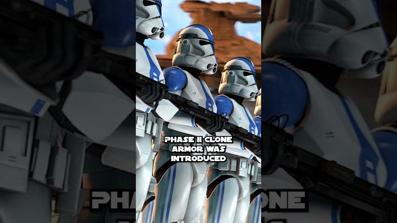 Clone trooper armor - Phase I vs Phase II