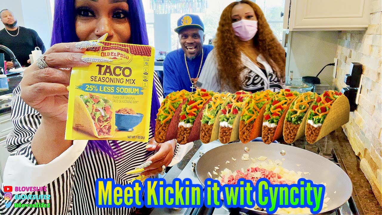 Cooking and vibes with Kickin It Wit Cyncity and family