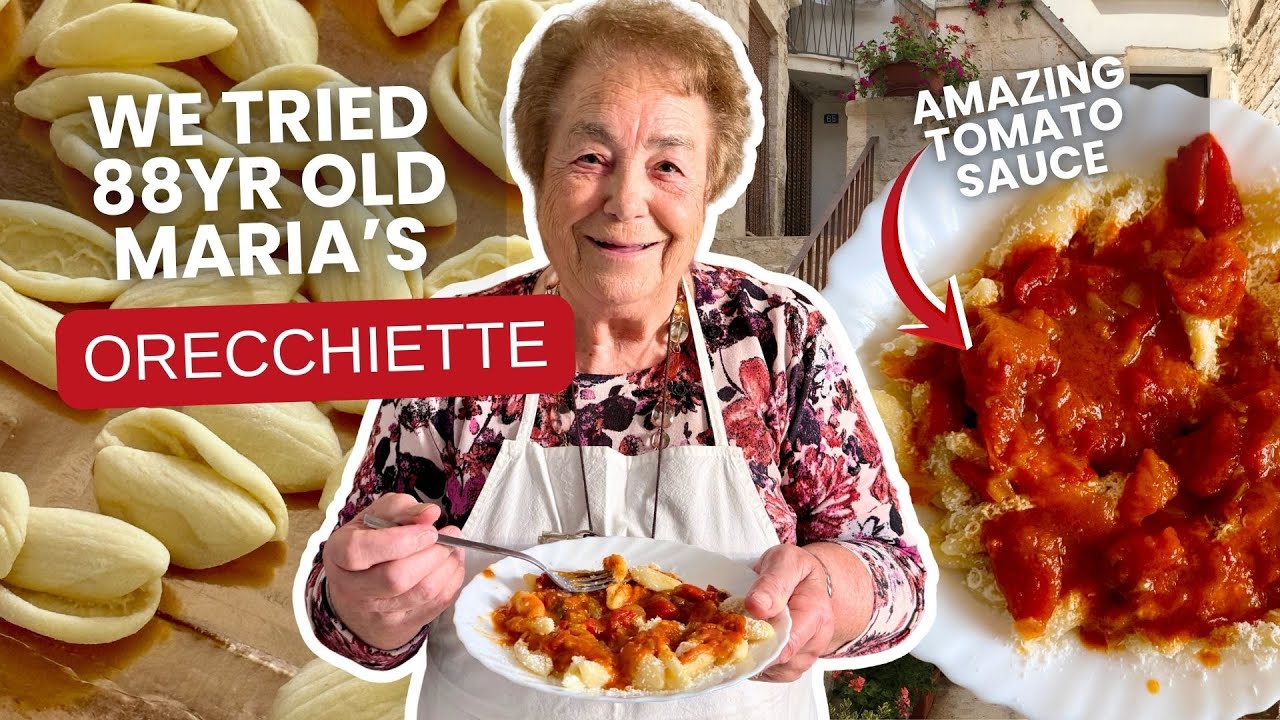 Nonna Maria has been making orecchiette for 80 years!