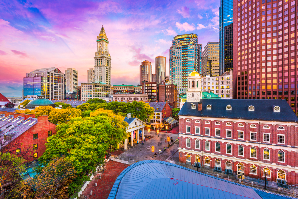 Photos of 15 historic sites in Boston