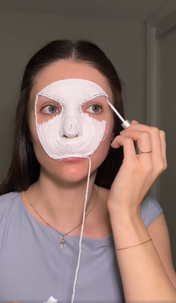 Trying a full yarn makeup look