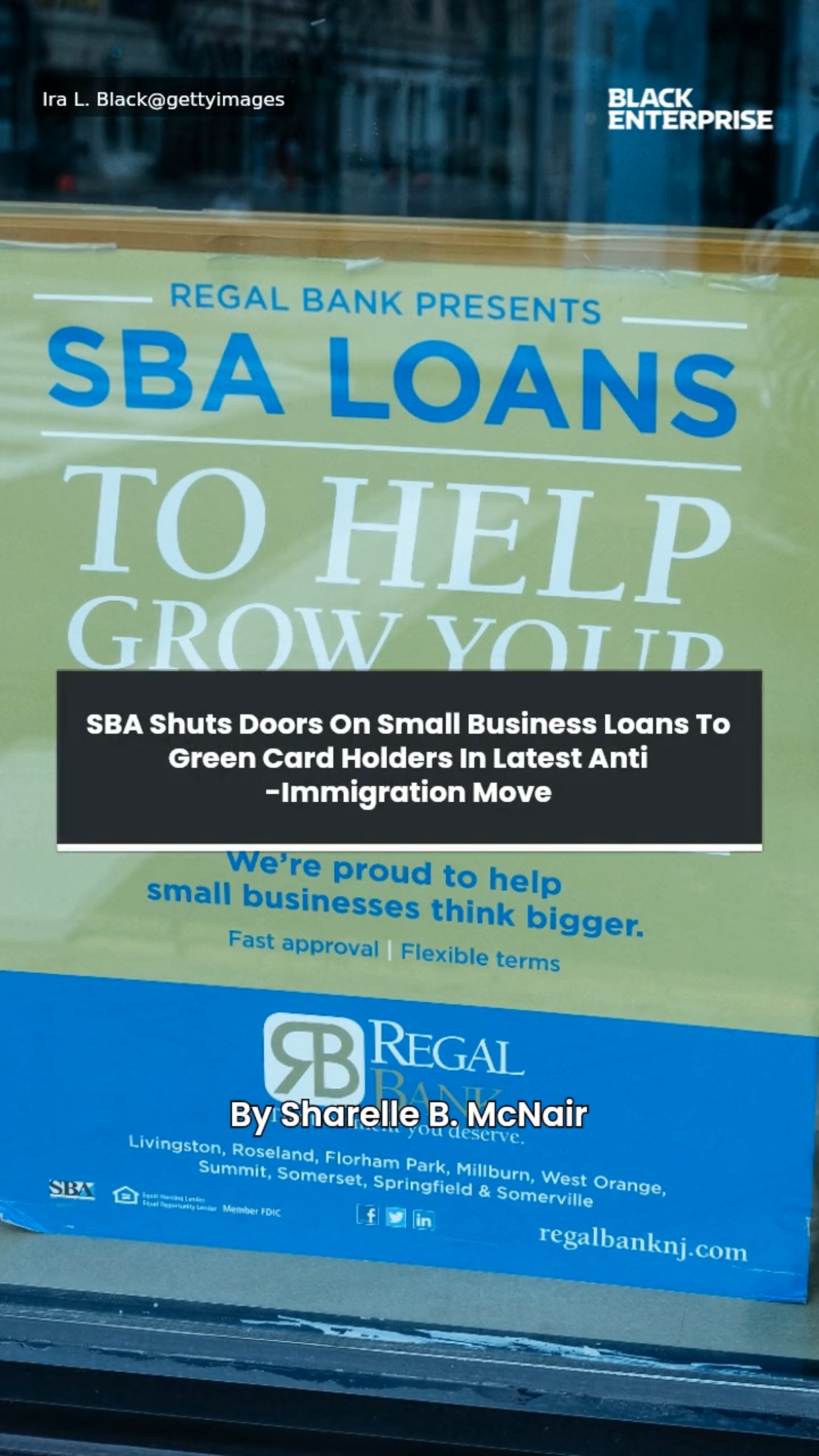 SBA shuts doors on small business loans to green card holders in latest ...