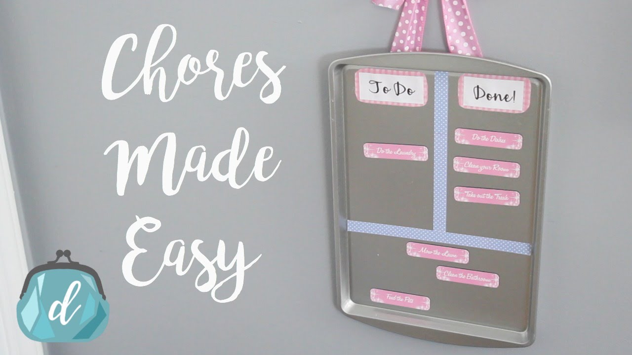 Easy chore chart | Dollar Tree